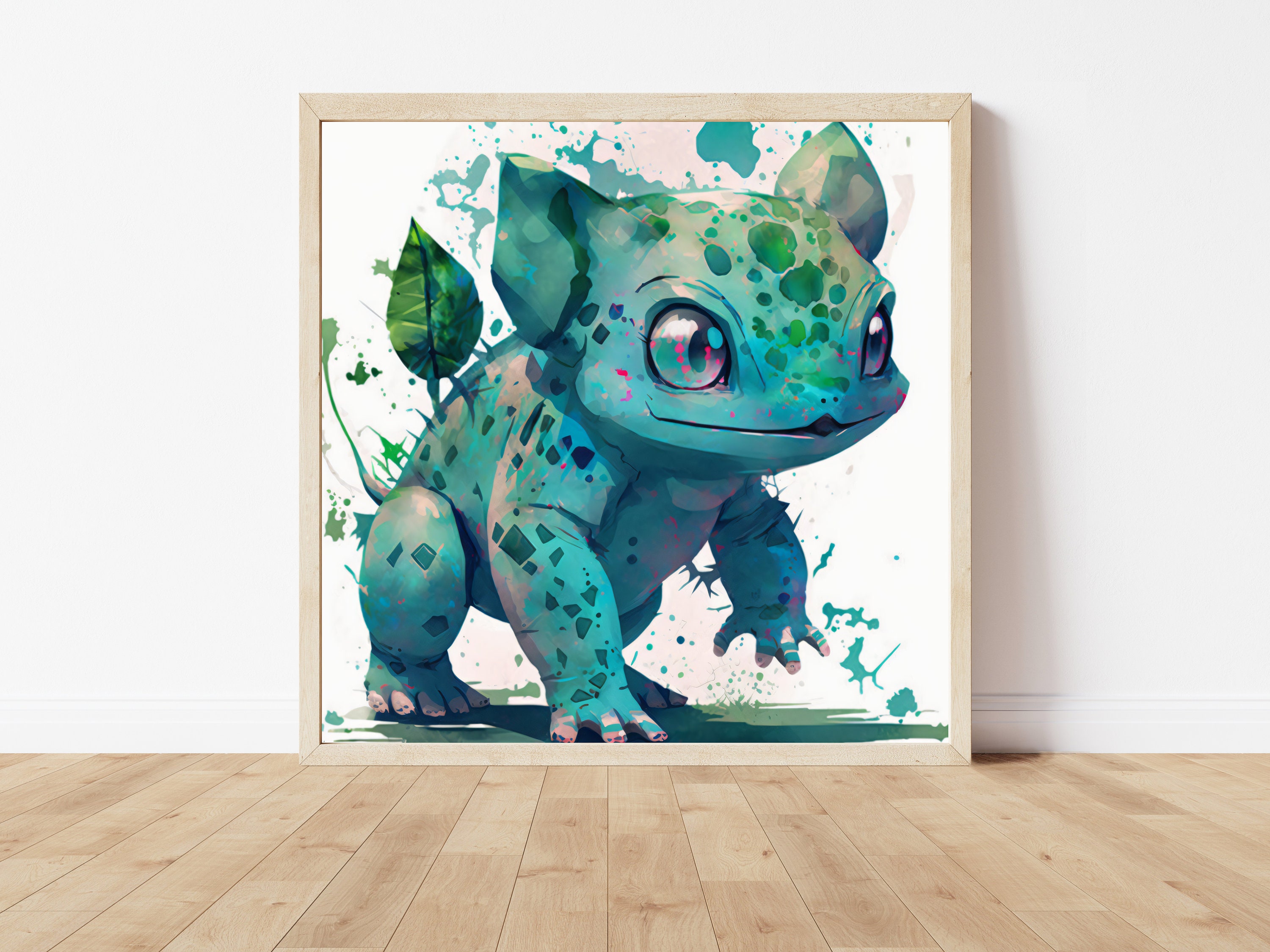 Bulbasaur Poster Watercolor Style Matte Finish Print - Etsy