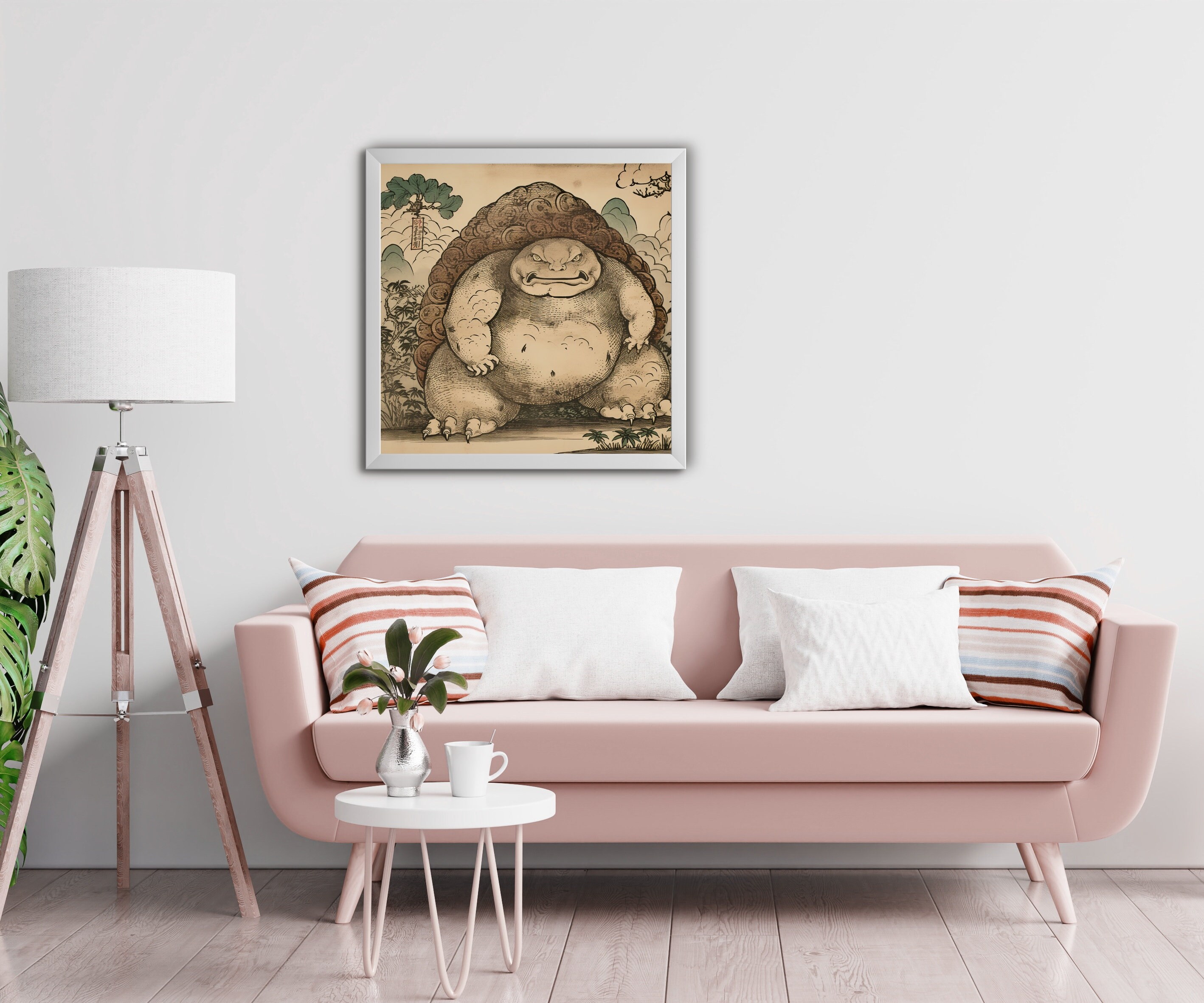 Golem Pokemon Wall Art DOWNLOAD ONLY, Vintage Ukiyo-e Style Pokemon ...