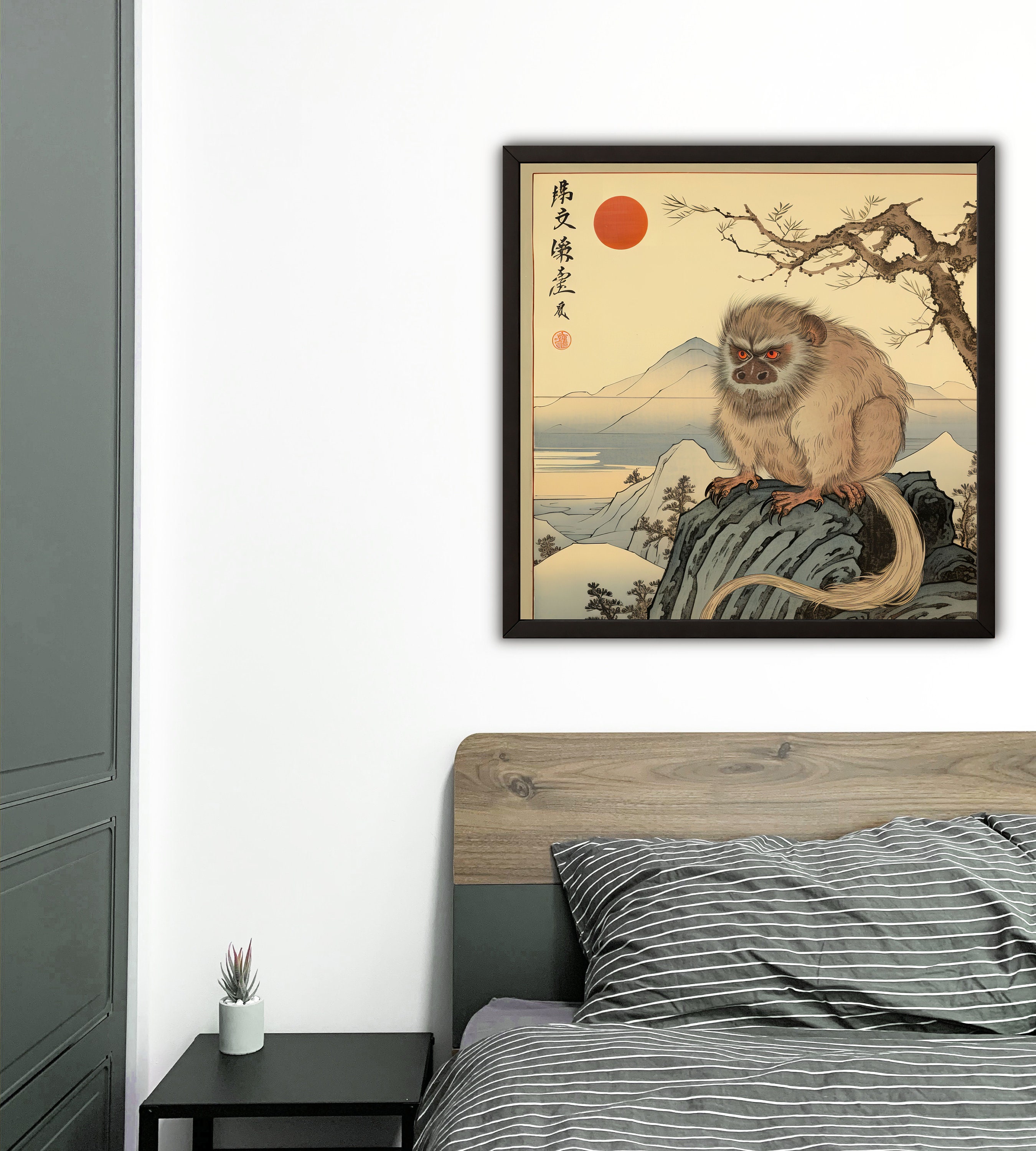 Mankey Pokemon Wall Art DOWNLOAD ONLY, Vintage Ukiyo-e Style Pokemon ...