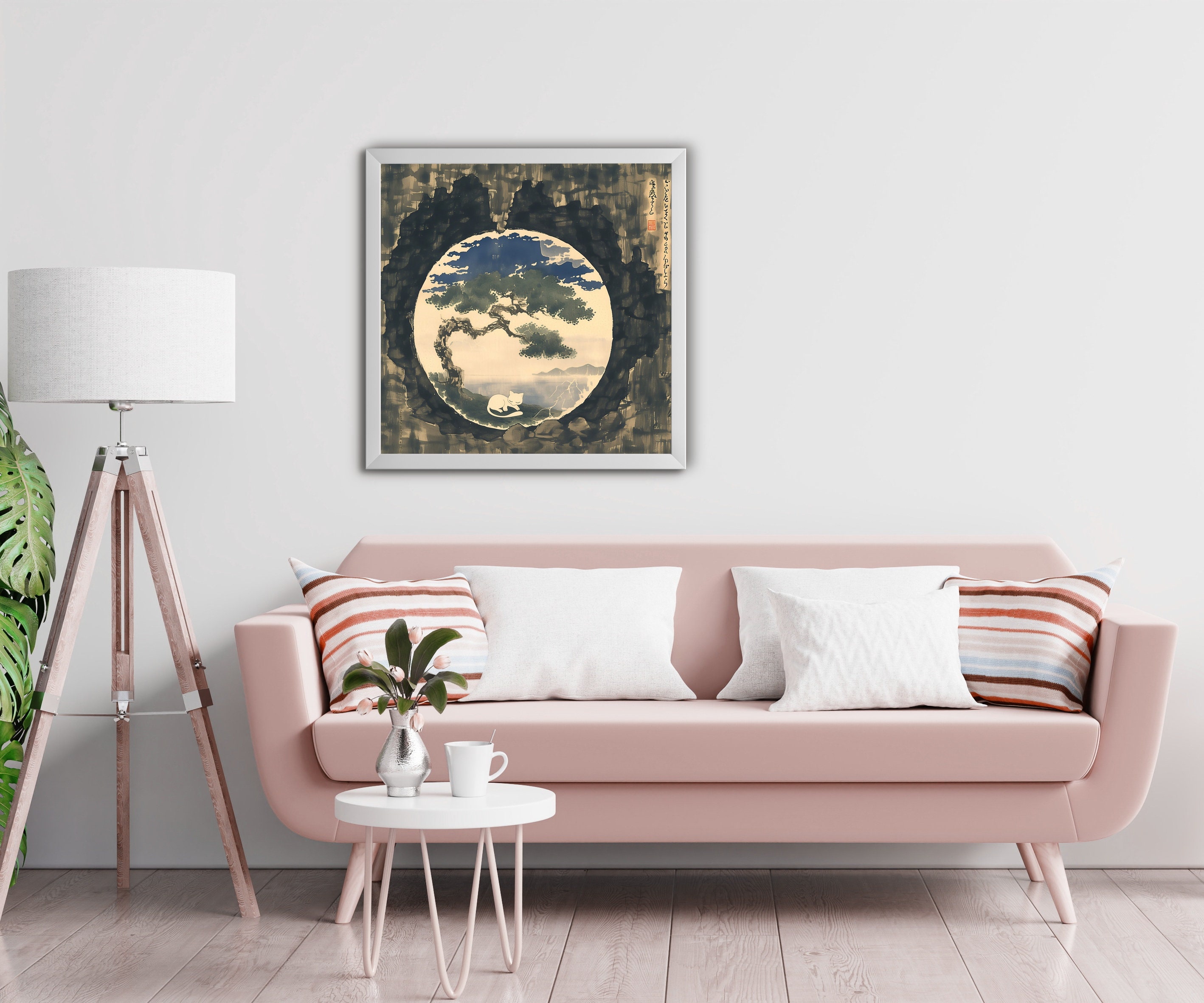 Mew and Mewtwo Pokemon Wall Art Prints Vintage Ukiyo-e Style, DOWNLOAD ...