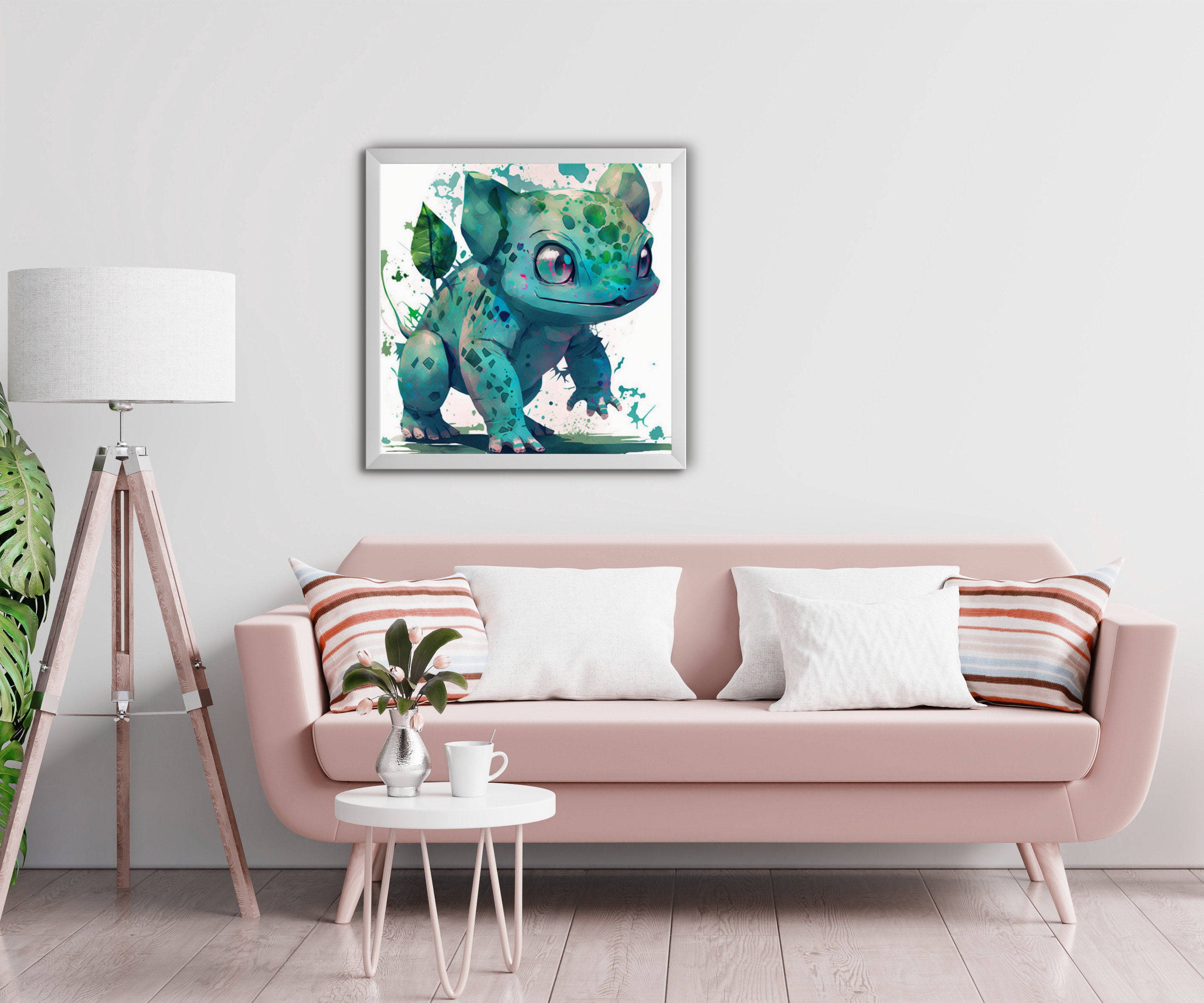 Bulbasaur Poster Watercolor Style Matte Finish Print - Etsy