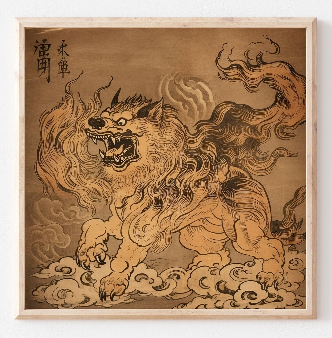 Arcanine Pokemon Wall Art DOWNLOAD ONLY, Vintage Ukiyo-e Style Pokemon ...