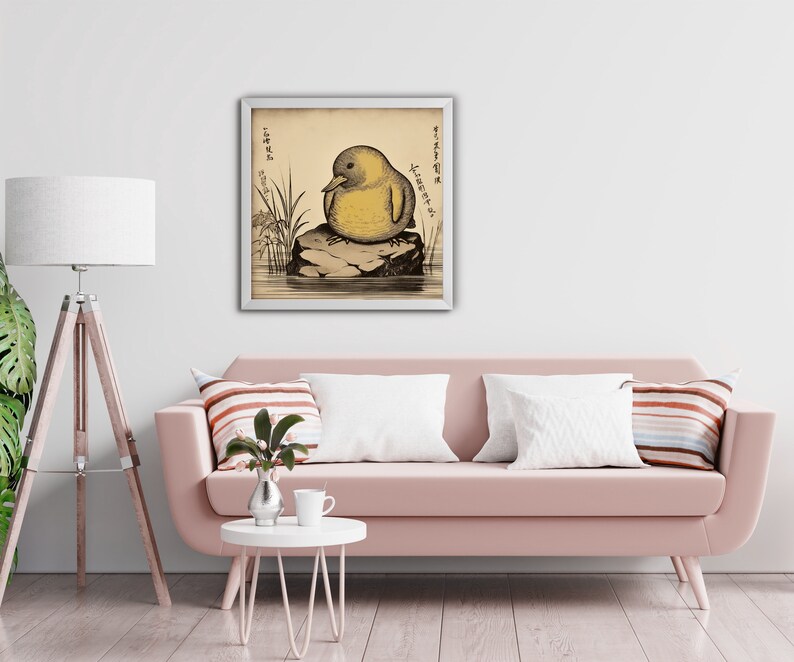 Ancient Psyduck Printable Wall Art, Pokemon Decor DOWNLOAD Psyduck ...