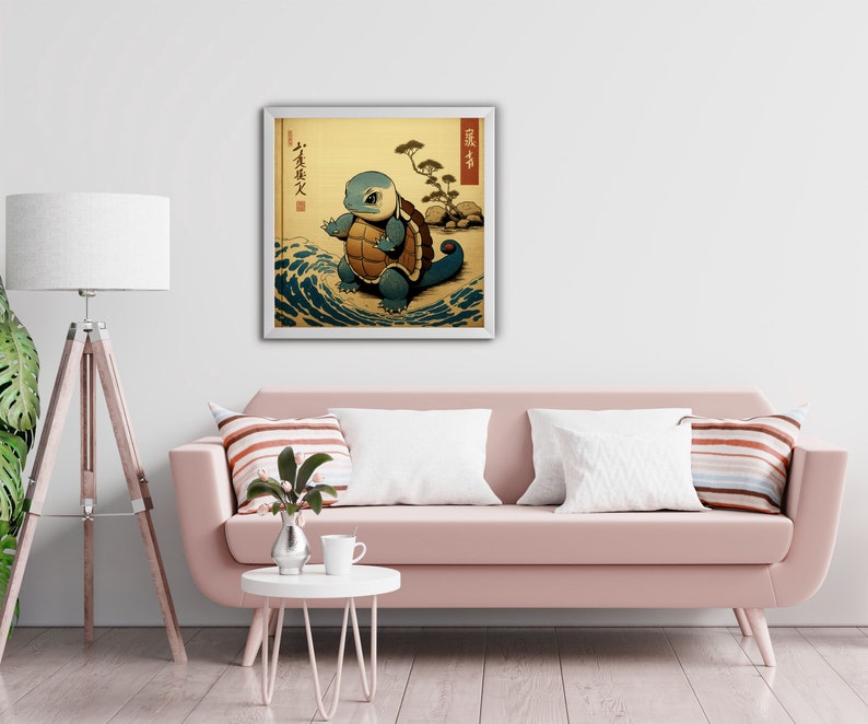 Squirtle Pokemon Wall Art - Vintage Style, DOWNLOAD ONLY | Pokemon ...