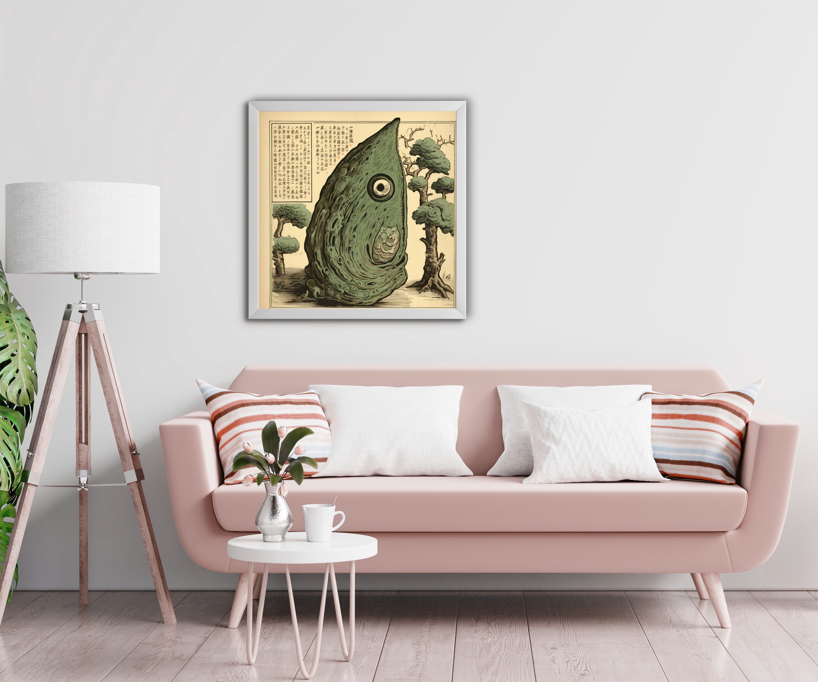 Ukiyo-e Metapod Poster, Japanese-inspired Pokémon Art, Matte Finish ...