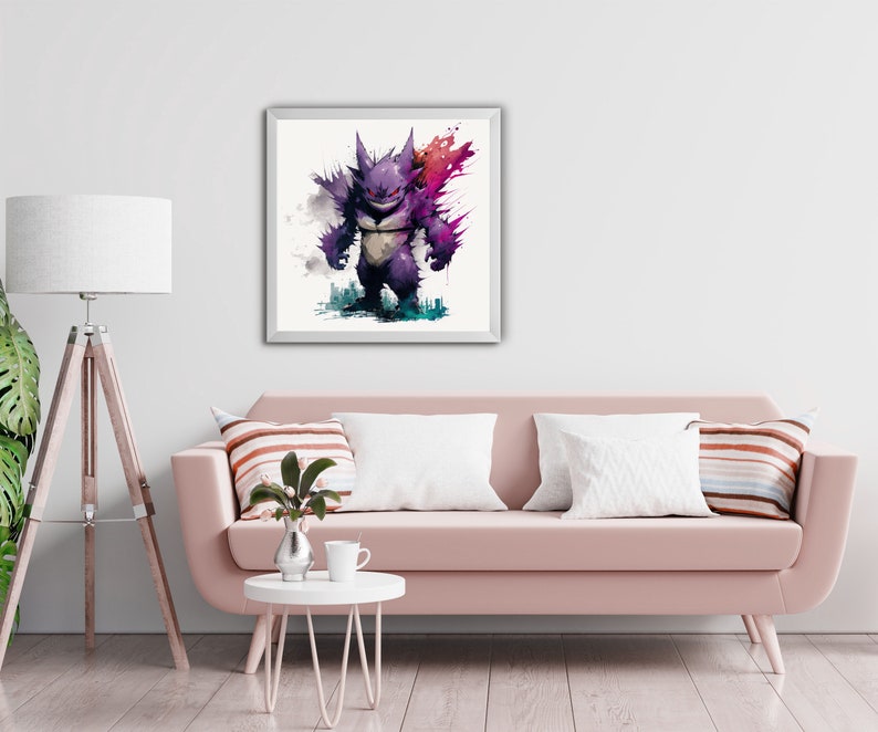 Gengar Pokemon Wall Art or Poster DOWNLOAD ONLY Pokemon - Etsy