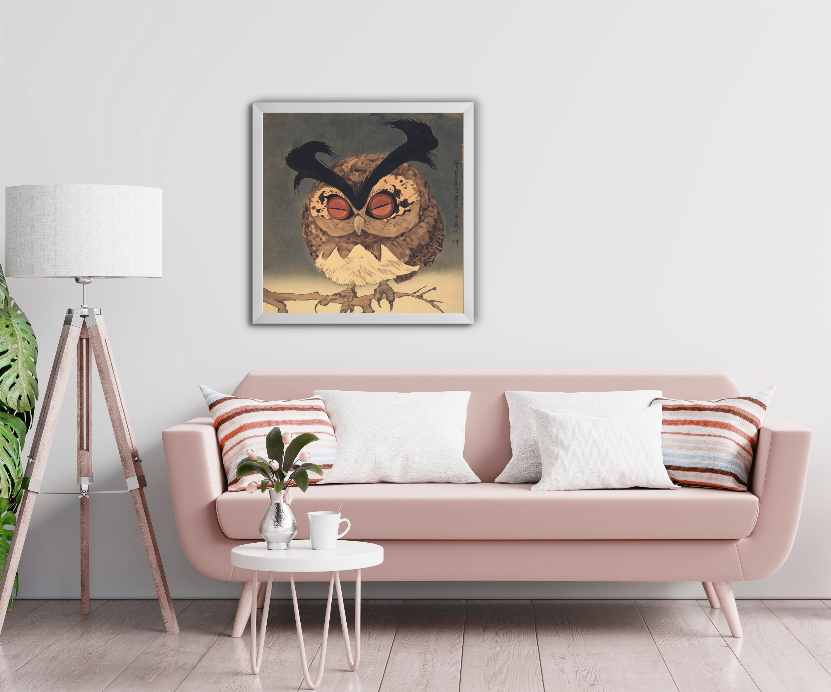 Hoothoot Pokemon Wall Art - DOWNLOAD ONLY, Vintage Ukiyo-e Style ...