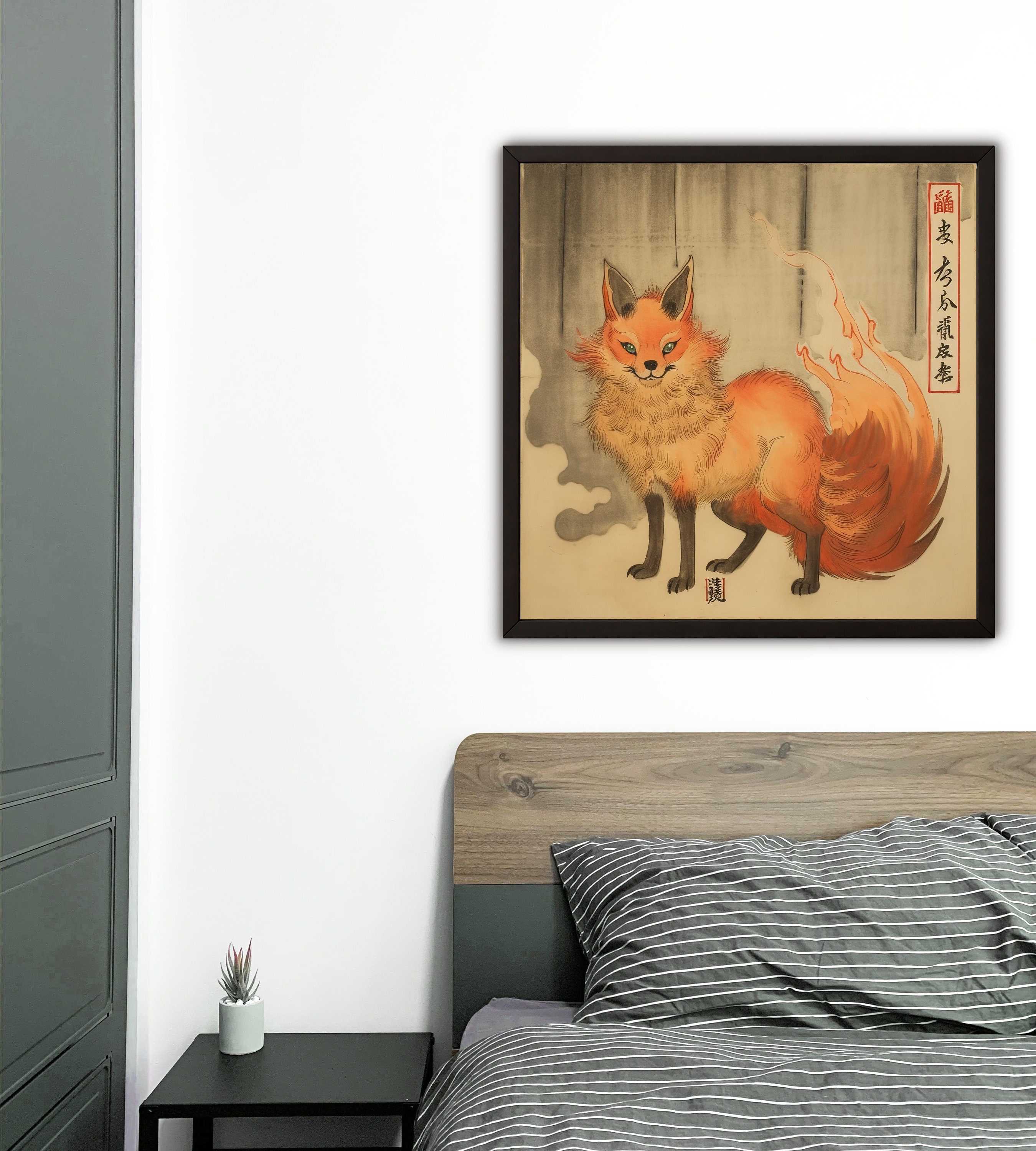 Ukiyo-e Vulpix Poster, Japanese-inspired Pokémon Art, Matte Finish ...