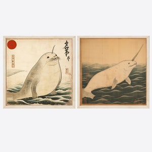 Seel and Dewgong Pokemon Wall Art - DOWNLOAD ONLY | Pokemon Faux ...