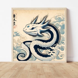 Dratini, Dragonair and Dagonite Pokemon Wall Art - DOWNLOAD ONLY ...