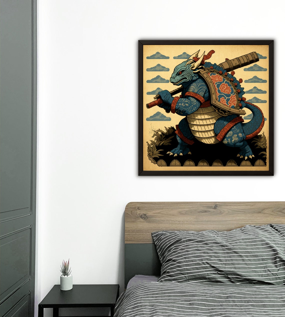 Ukiyo-e Style Blastoise Poster, Matte Finish Print, Japanese-inspired ...