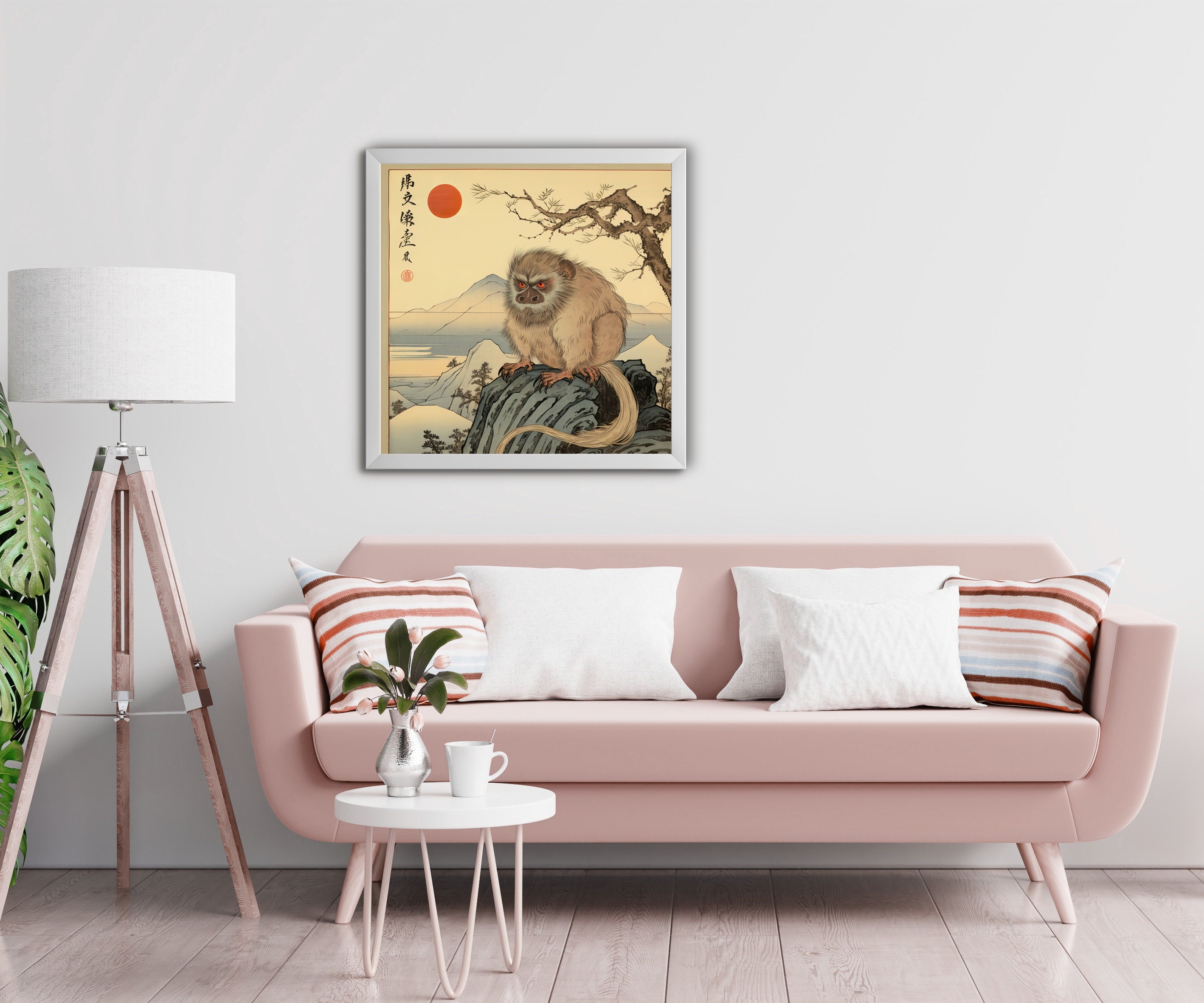 Mankey Pokemon Wall Art DOWNLOAD ONLY, Vintage Ukiyo-e Style Pokemon ...