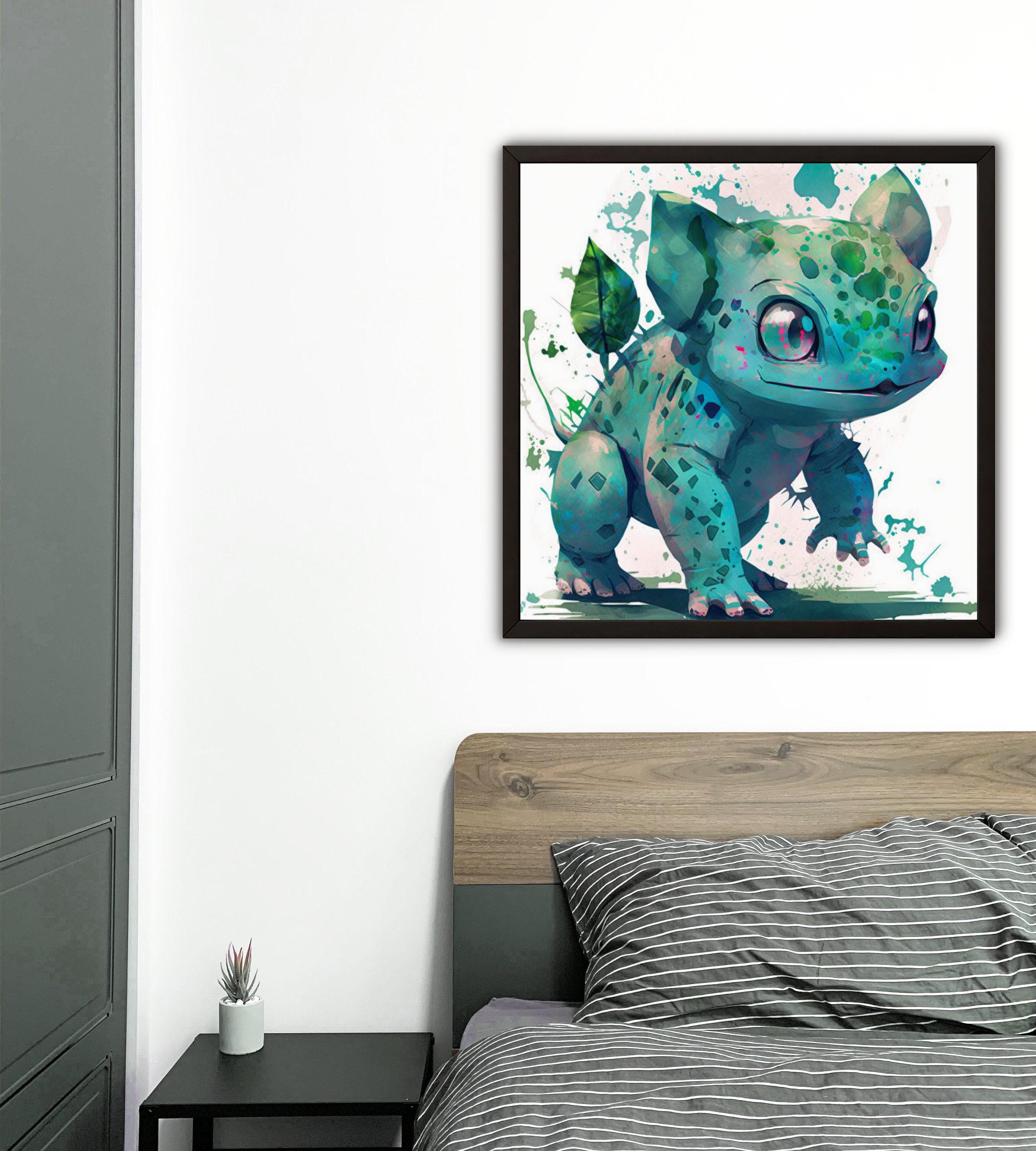 Bulbasaur Poster Watercolor Style Matte Finish Print - Etsy