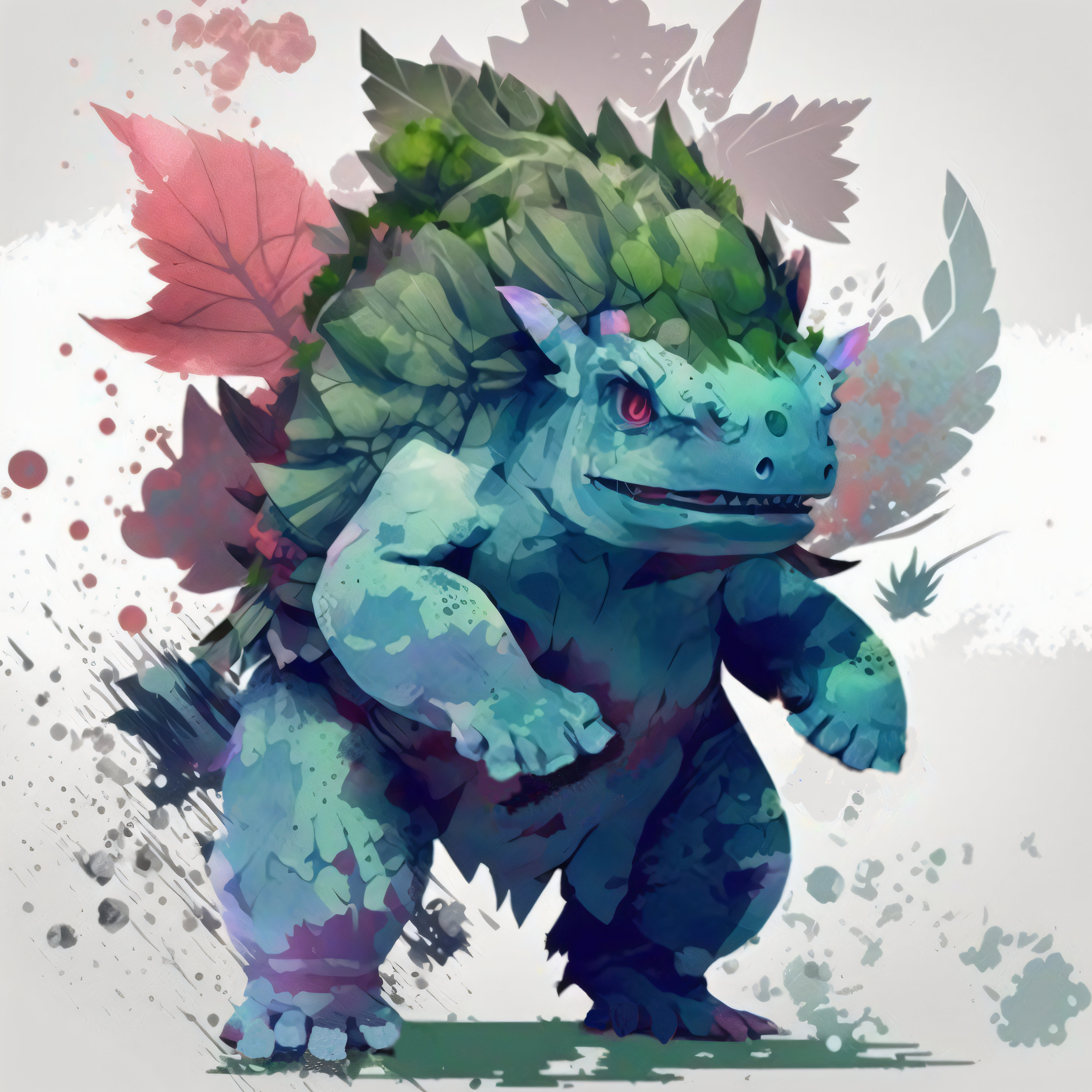 Bulbasaur and Venusaur Evolution Pokemon Printable Wall Art Set ...