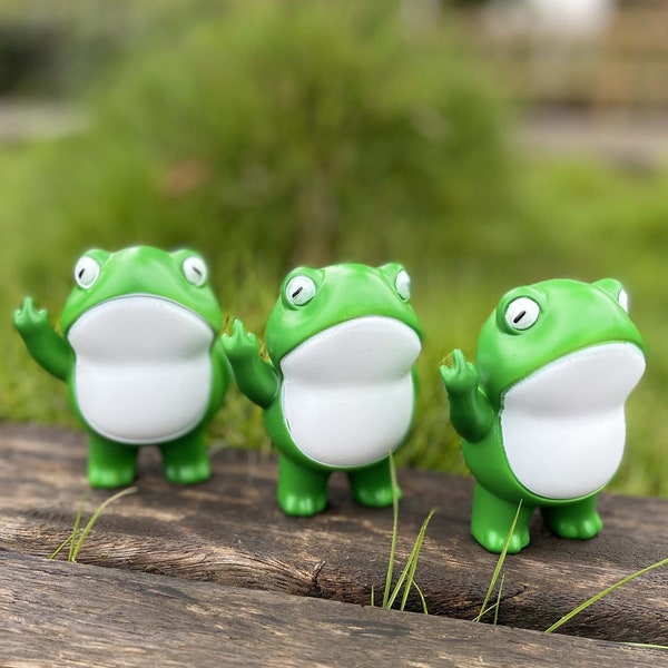 Middle Finger Frog - Etsy