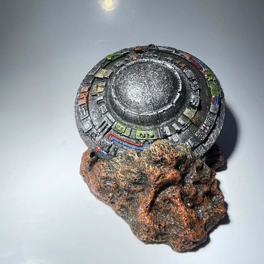 Crashed UFO Figurines Realistic UFO Wreckage Statue Resin - Etsy