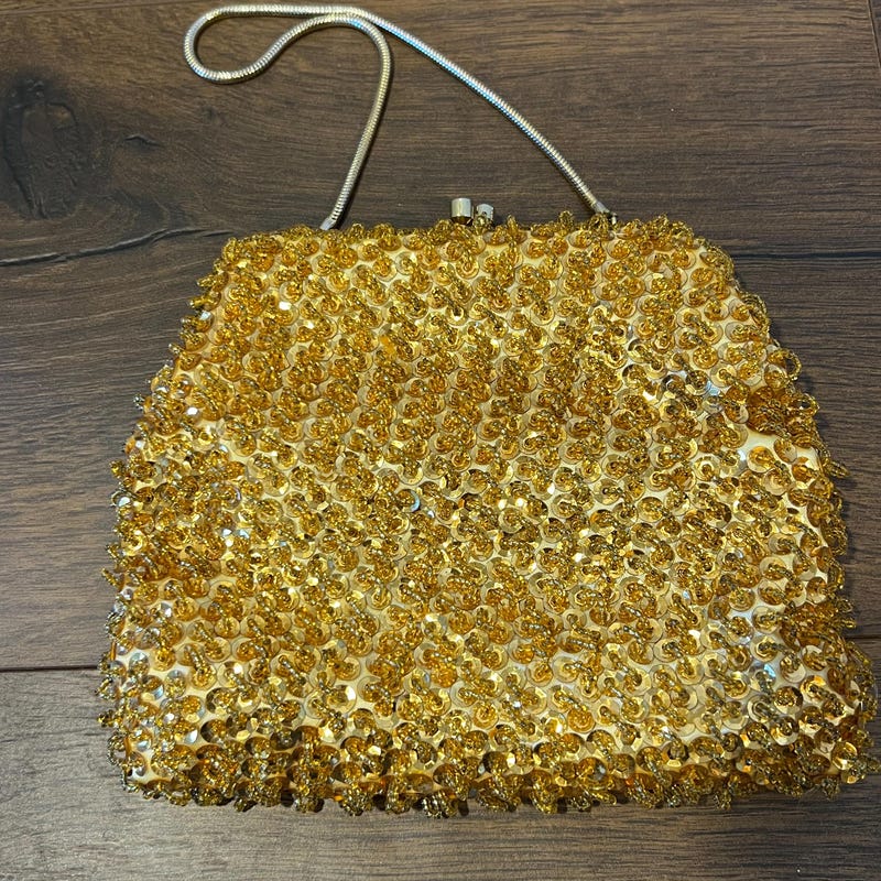 Gold Chain Purse - Etsy