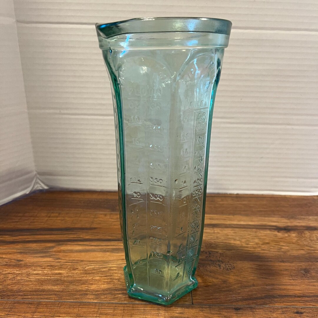Eco-friendly Italian 6-sided Glass Measuring Jar | Precise Dosatore ...