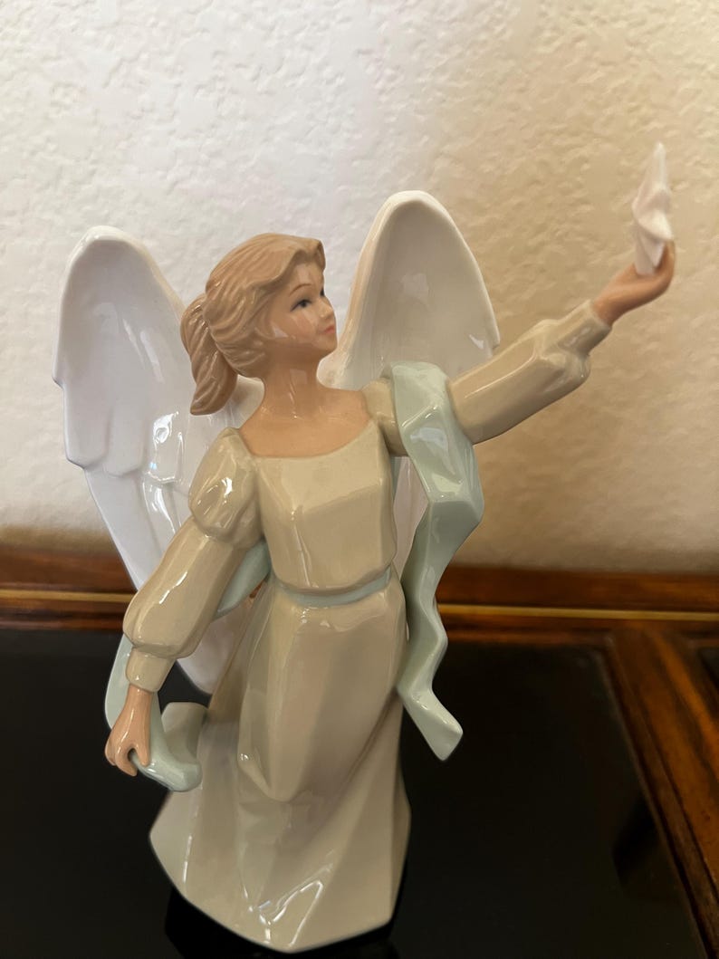 Vintage Hallmark Angel Angelina or Grace Figurine Angel With Baby or ...