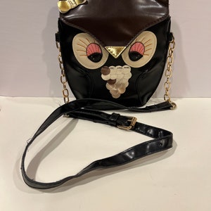 Vintage Ibiza Yenzi Small Owl Purse - Adorable Faux Leather Animal ...