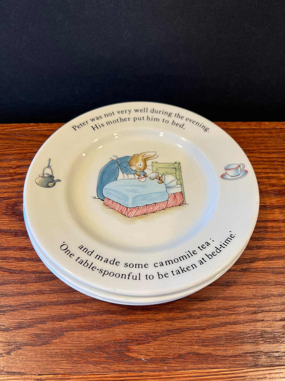 Wedgwood Peter Rabbit Plate Made in England Beatrice Potter Tm - Etsy