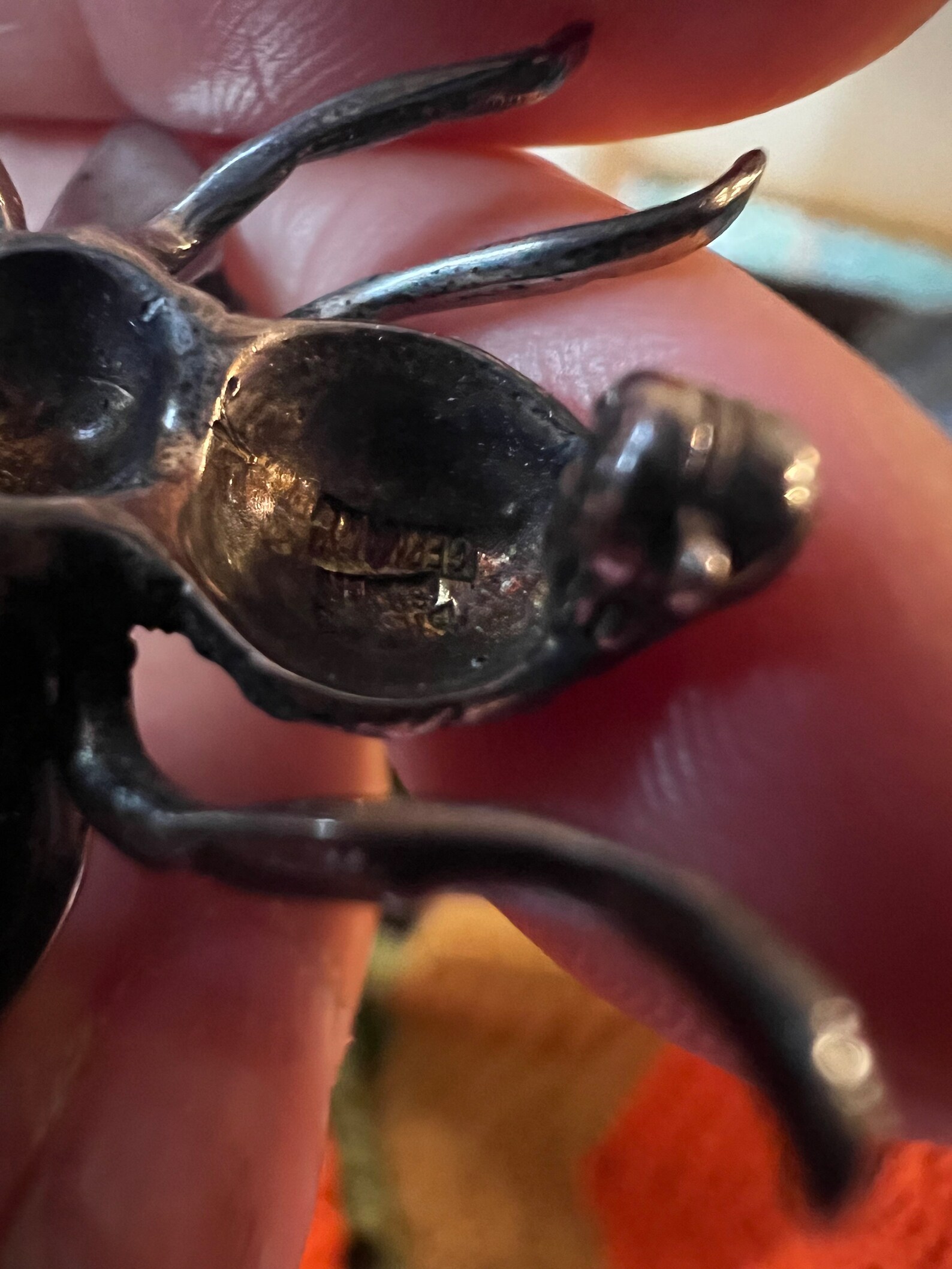 Vintage Sterling Silver Blue Bee Brooch | Alice Caviness Germany ...