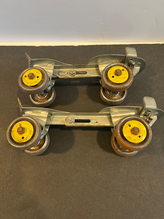 Vintage Union Hardware Roller Skates Metal Antique Nu… - Gem