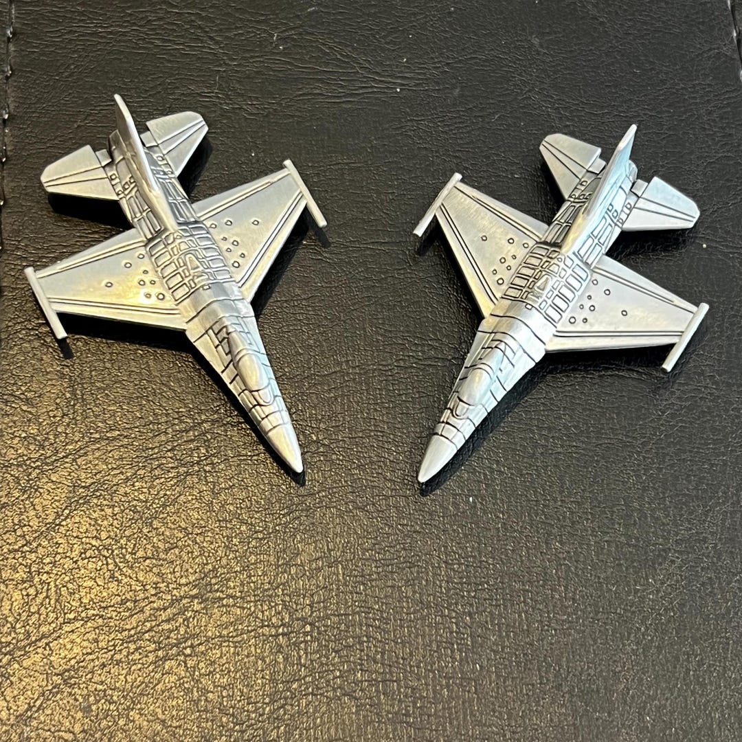Pewter F-16 Fighting Falcon Challenge Coin – Viper Fighter Jet ...