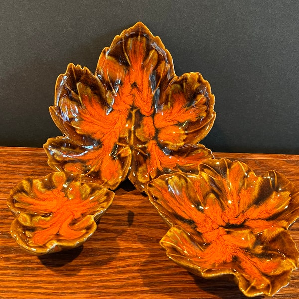 Autumn Leaf Plates - Etsy