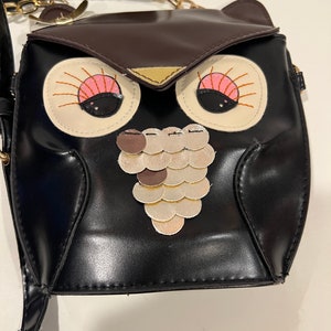 Vintage Ibiza Yenzi Small Owl Purse - Adorable Faux Leather Animal ...
