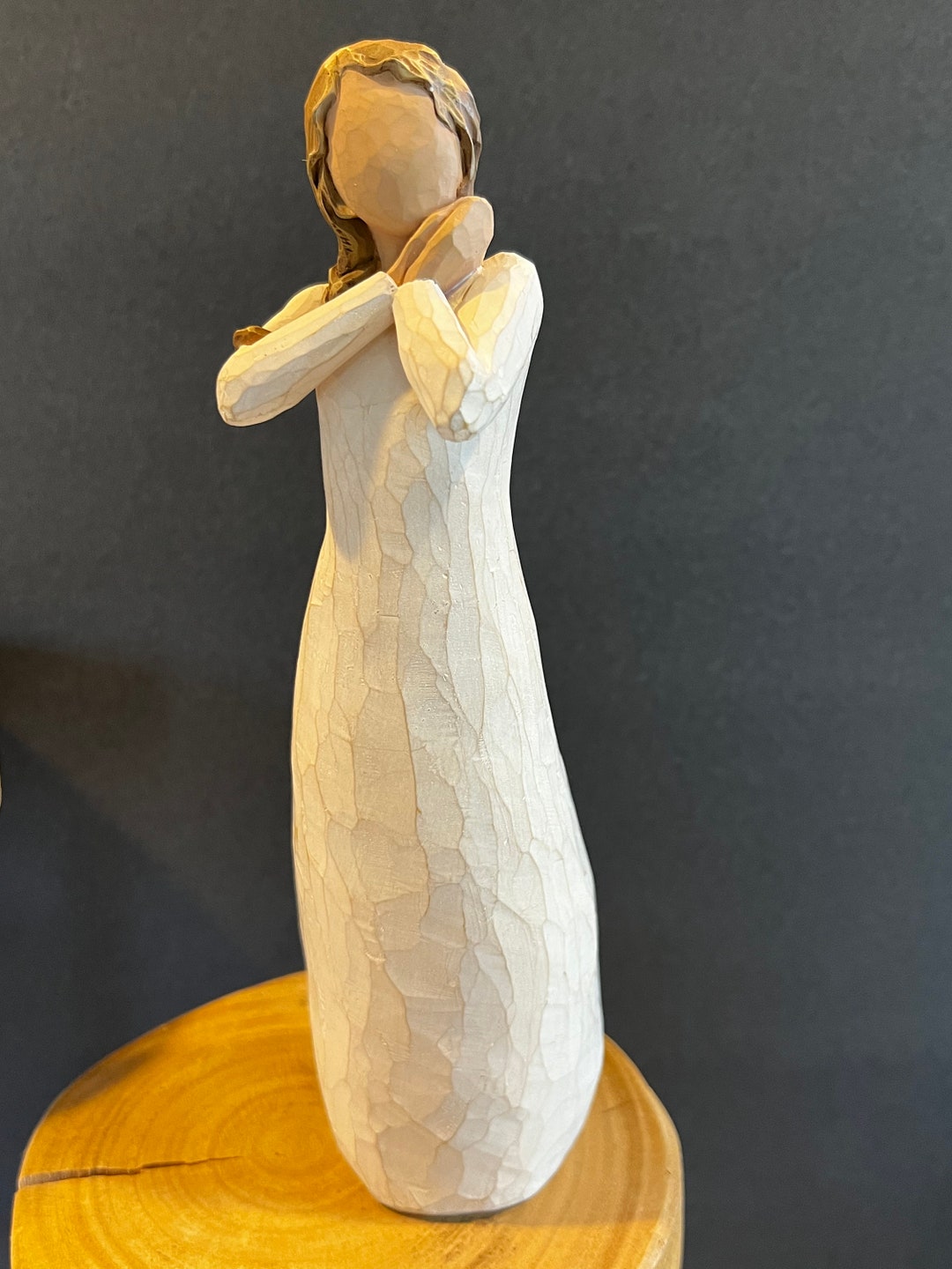 Willow Tree Joy Lordi Angel Woman Expressing Joy Hand Painted - Etsy