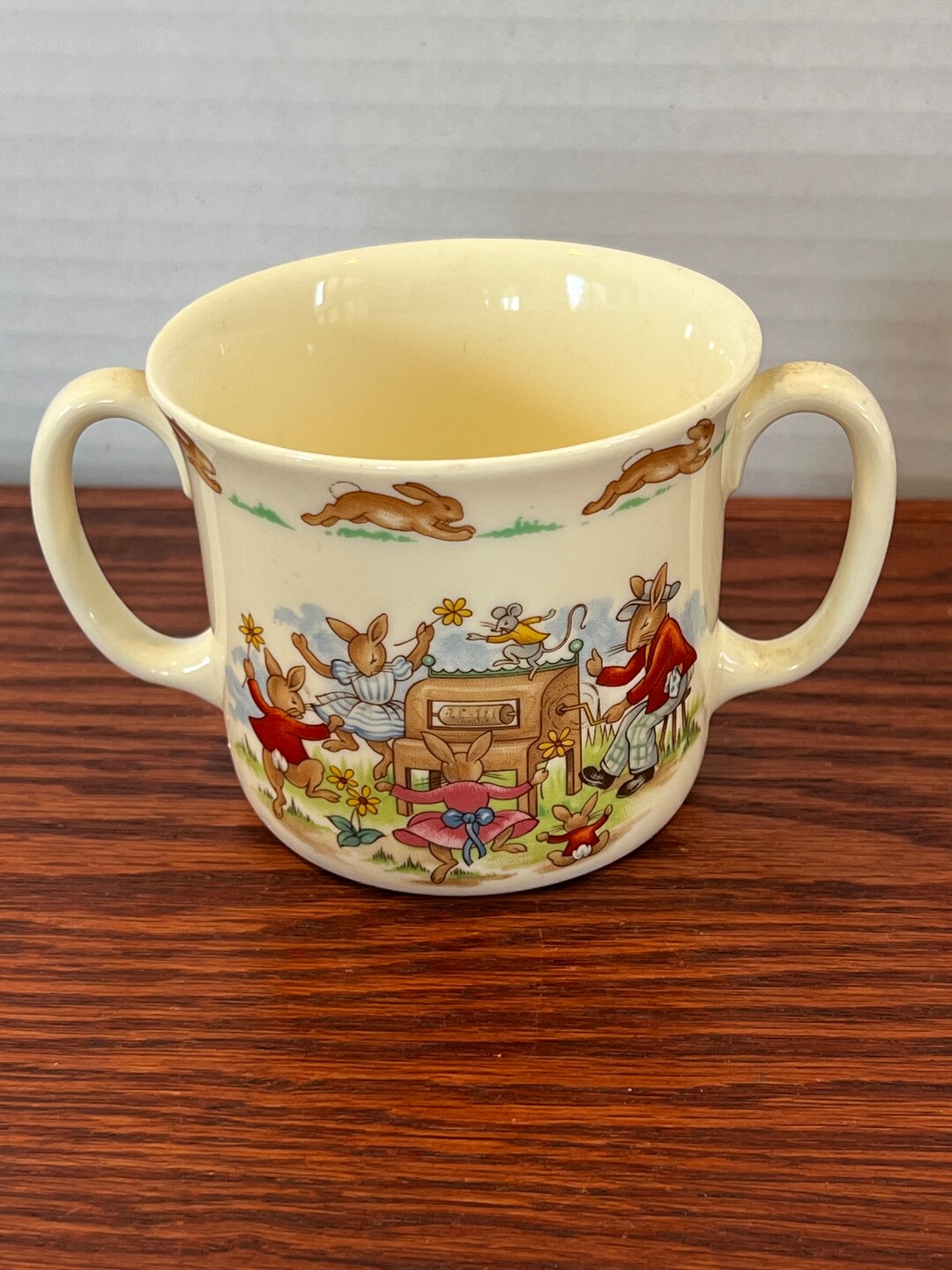 Vintage Royal Doulton Bunnykins Double-handled Tea Cup Set - Adorable ...