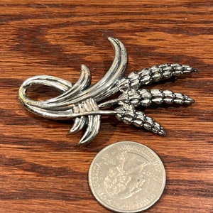 Rare Danecraft 925 Sterling Silver Wheat Brooch | Vintage Elegance ...