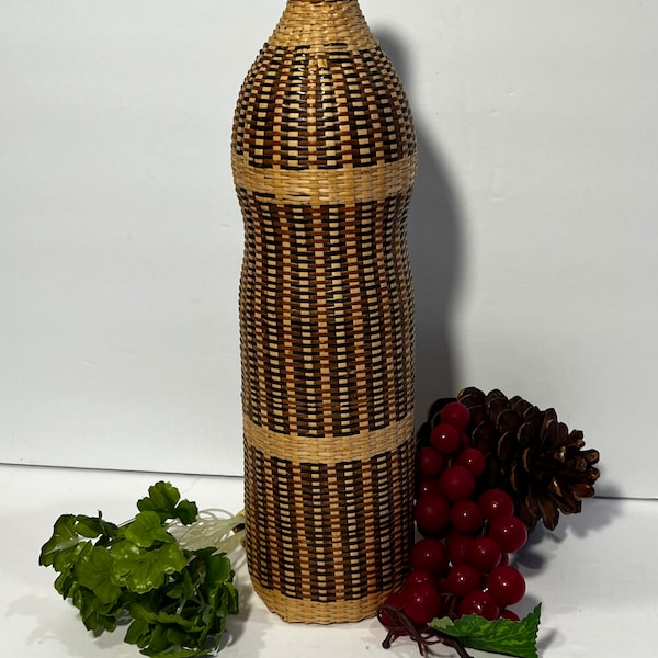 Wicker Bottle - Etsy