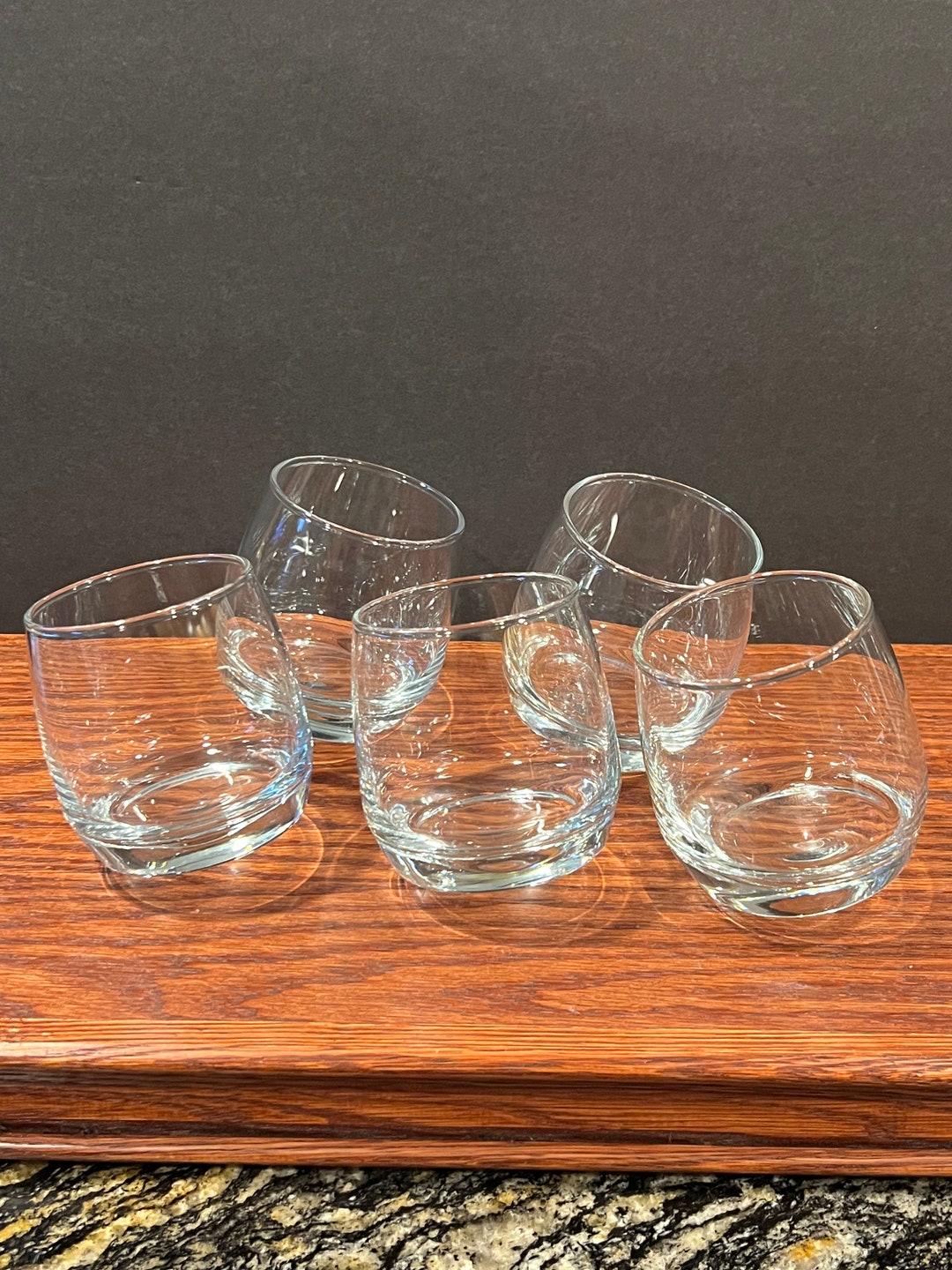 5 Rolly Polly Low Ball Glasses Cocktail Barware - Etsy