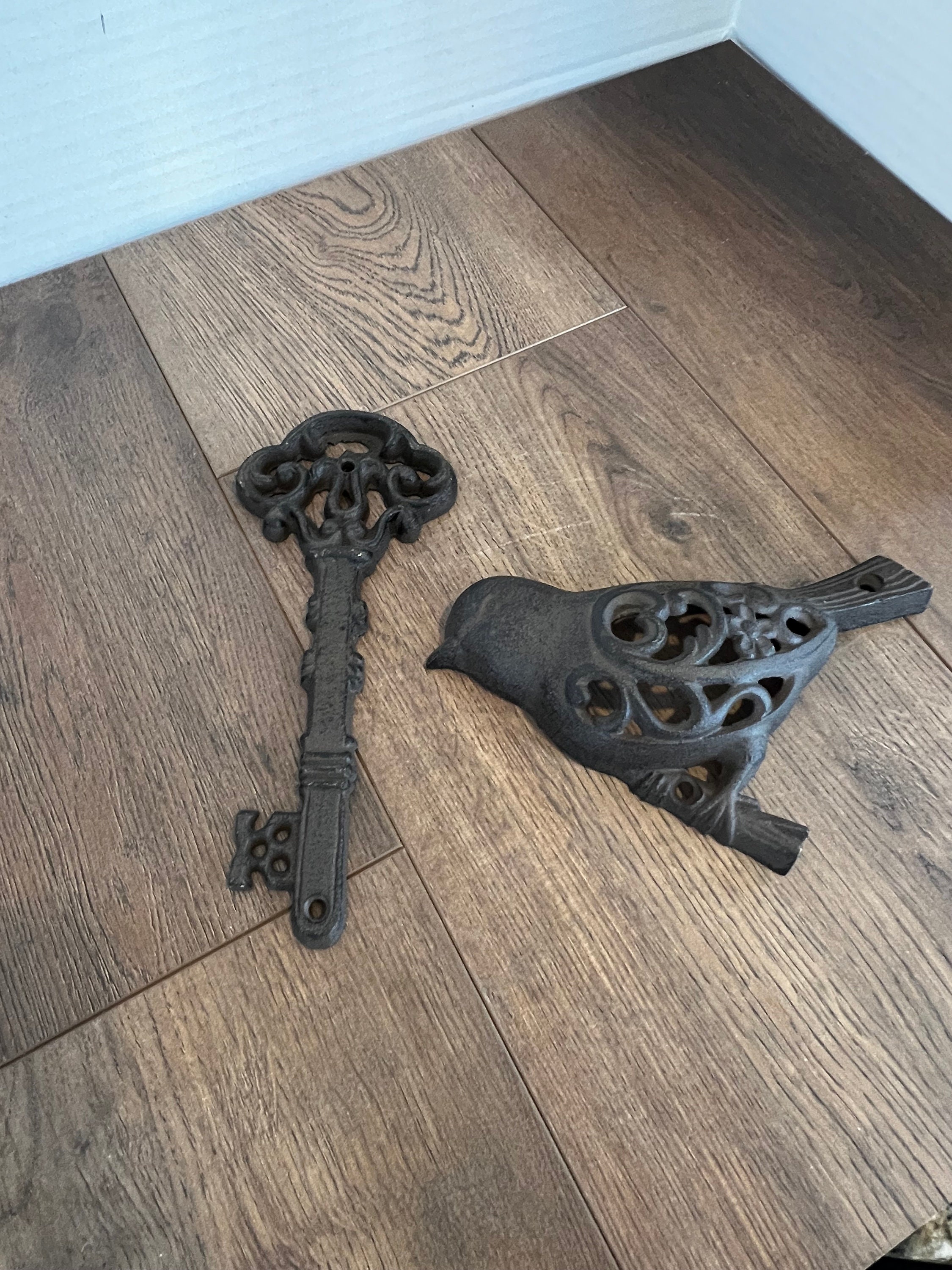 Vintage Cast Iron Bird or Key Wall Art Timeless Elegance for Your ...