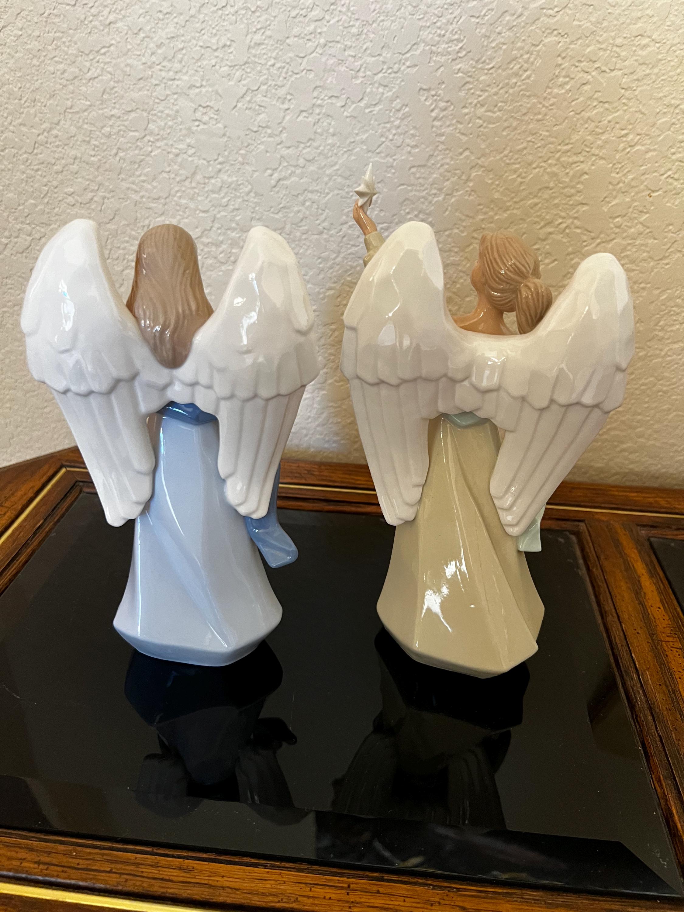 Vintage Hallmark Angel Angelina or Grace Figurine Angel With Baby or ...