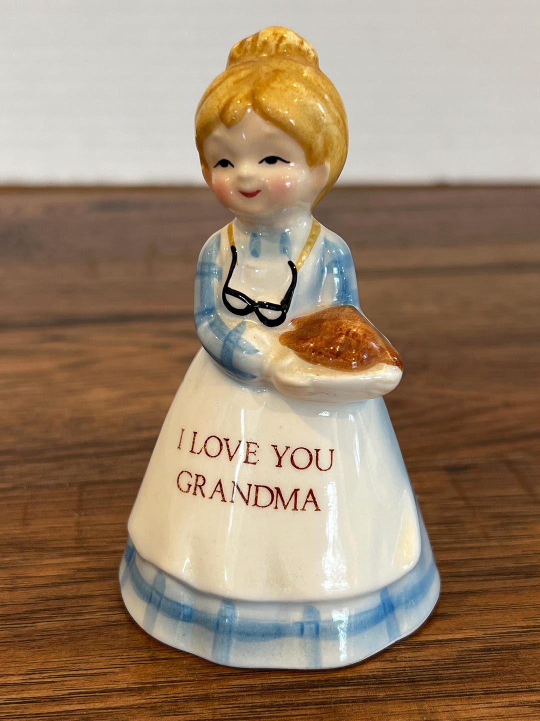 Vintage Norcrest Japan "i Love You Grandma" Ceramic Figurine Bell ...