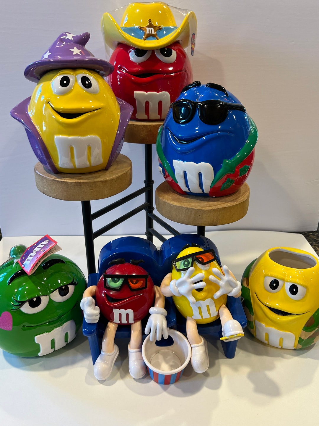 M&M Tm Cookie Jars Candy Jars Trinket Dish Container, Planters ...