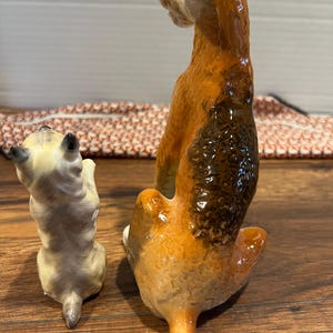 Vintage 1950s USSR Lomonosov LFZ Airedale Terrier Dog Figurine Royal ...