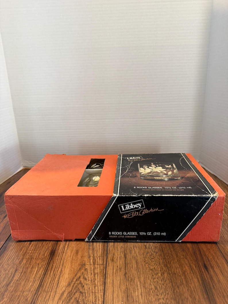 Vasos Libbey Elite Collection Rocks - Juego de 8 - Diseño floral blanco ...