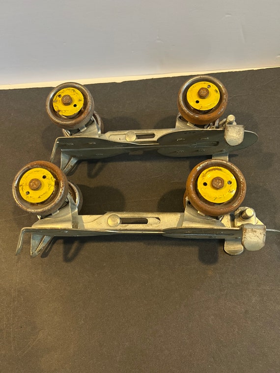 Vintage Union Hardware Roller Skates Metal Antique Nu… - Gem