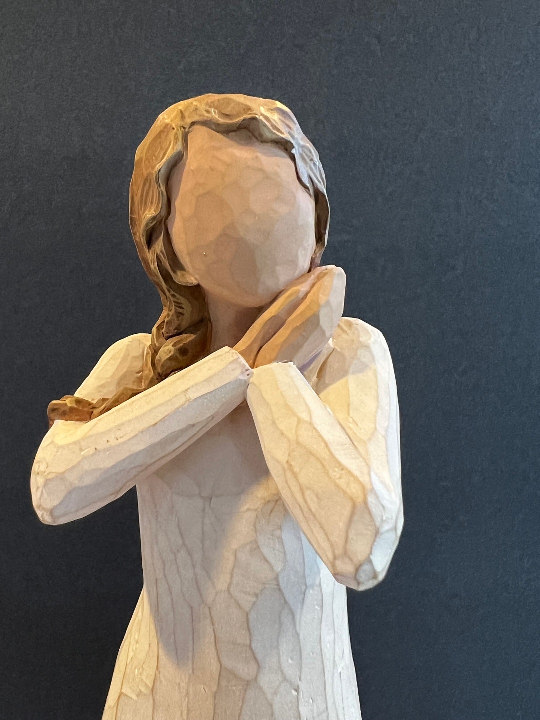Willow Tree Joy Lordi Angel Woman Expressing Joy Hand Painted - Etsy