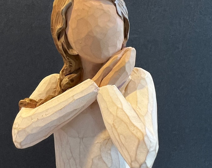 Willow Tree Joy Lordi Angel Woman Expressing Joy Hand Painted - Etsy