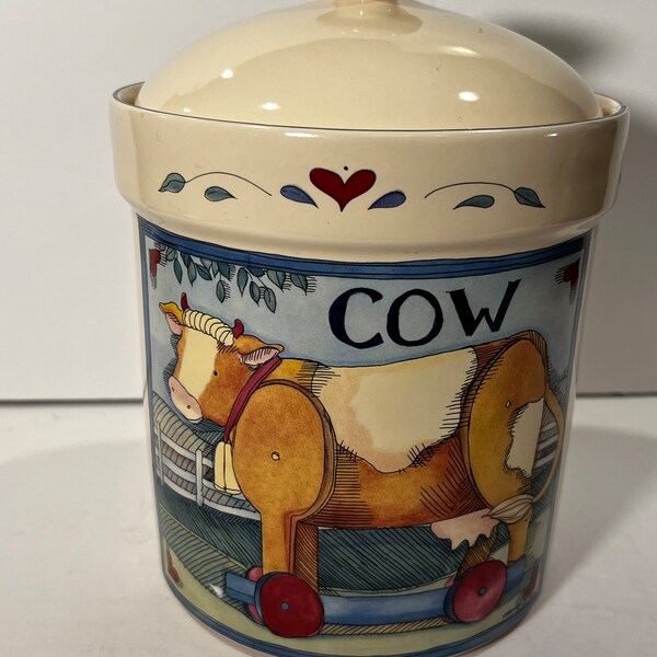 Cow Canisters - Etsy
