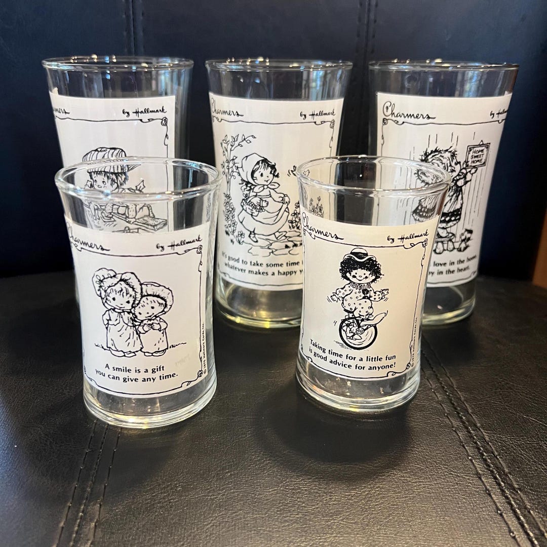 Vintage Hallmark Charmers Cups Set 1970s Baby Shower Children's ...