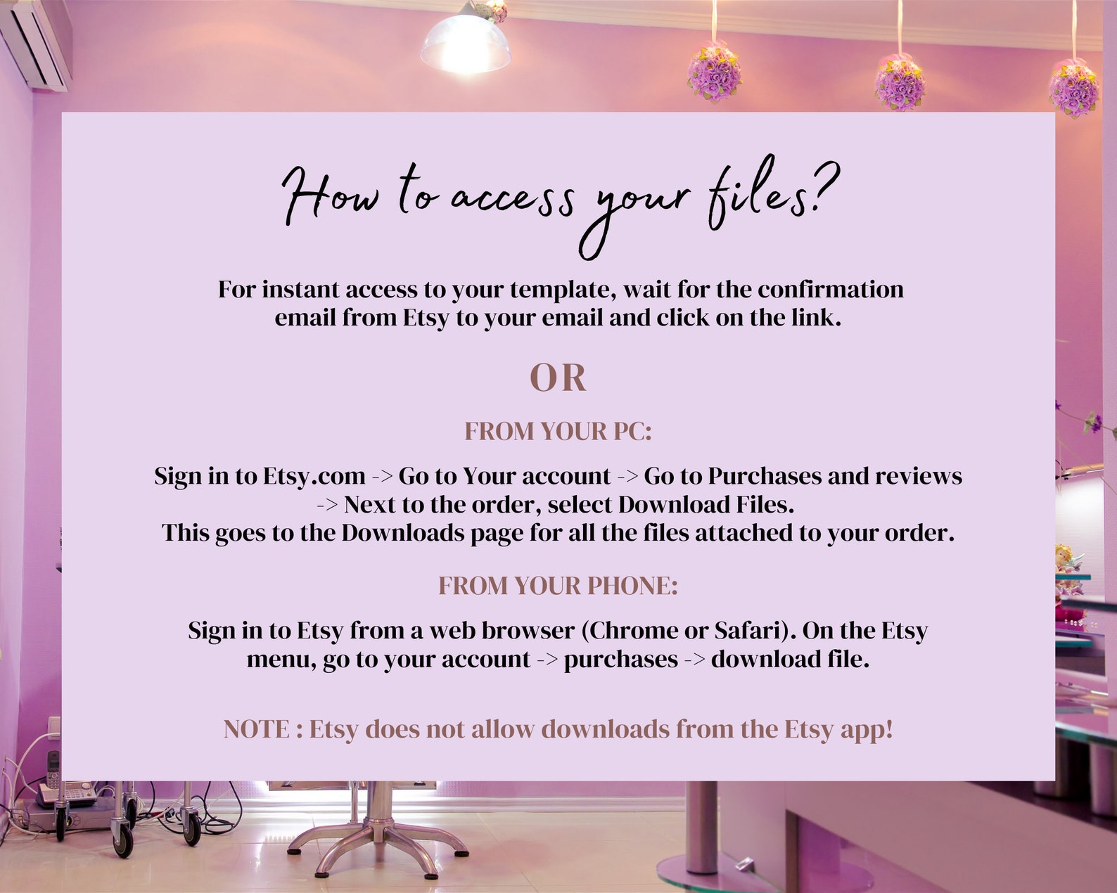 Neon Price List Template DIY Small Business Printable Pricing Guide ...