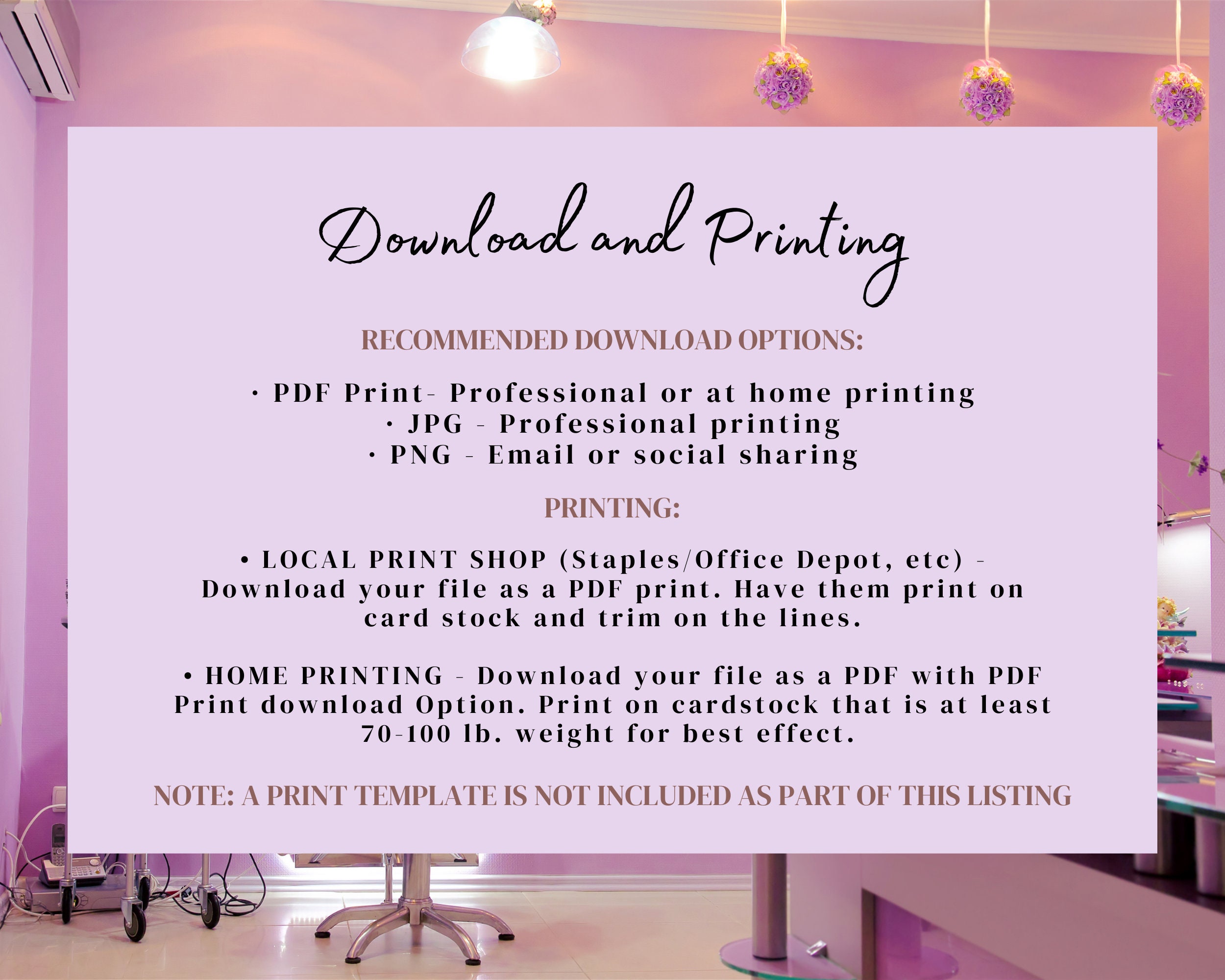 Neon Price List Template DIY Small Business Printable Pricing Guide ...