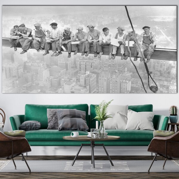 Lunch Atop a Skyscraper - Etsy