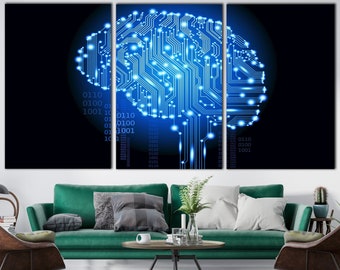 Science Wall Art Blue - Etsy